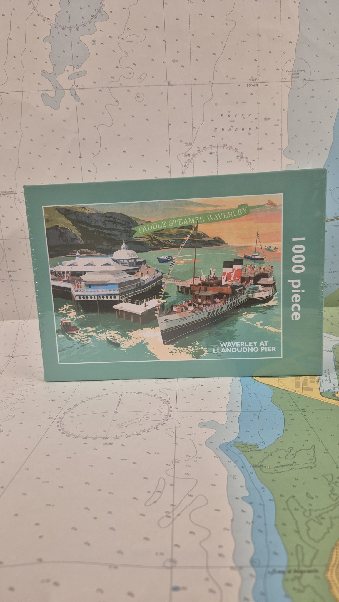 Waverley 1000 piece Jigsaw Puzzle – Waverley at Llandudno Pier ...